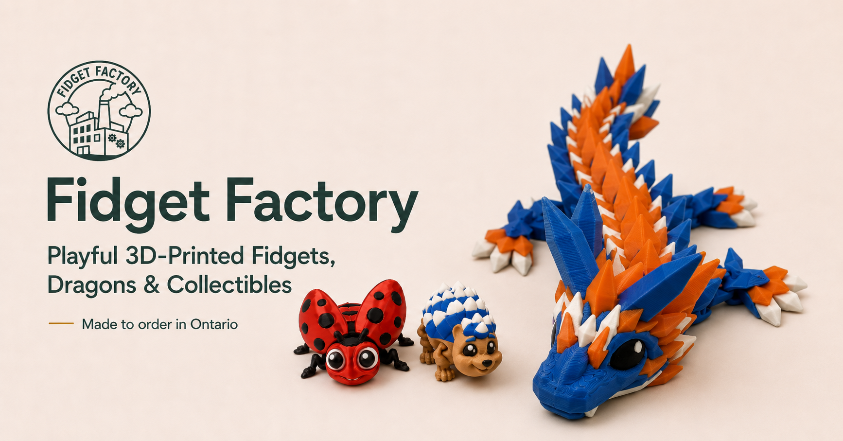 Fidget Factory | Licensed 3D Printed Fidgets, Dragons & Collectibles